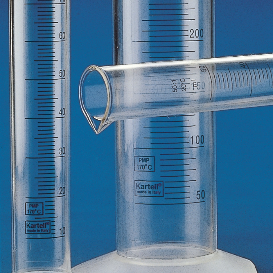 Blue Graduated Measuring Cylinders Tall Form Class B 1 - Graduated And ...