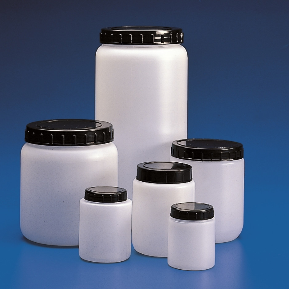 Cylindrical Jars With Ribbed Cap - Microscopy And Microbiology ...